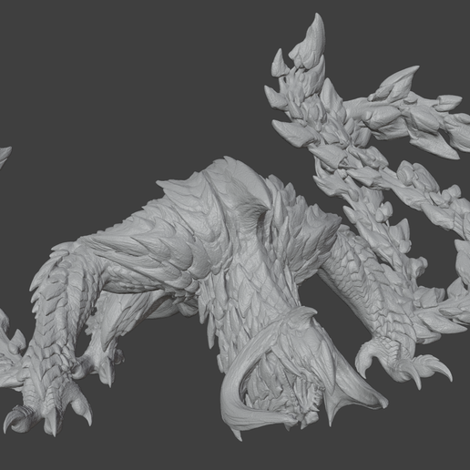 👹 Arkveld 1/100 - Monster Hunter Wilds・ 3D File for 3D printing・Cults