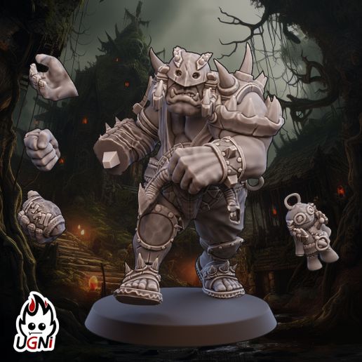 👹 Ogre #2 - Ogre Team・ 3D File for ・Cults