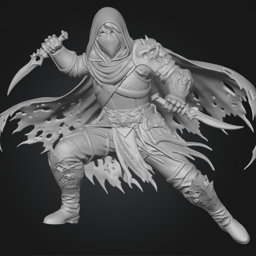 🦴 Bone Assassin・ STL File for 3D printing・Cults