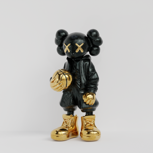 🏀 Kaws Basketball Kid・ STL File for 3D printing・Cults