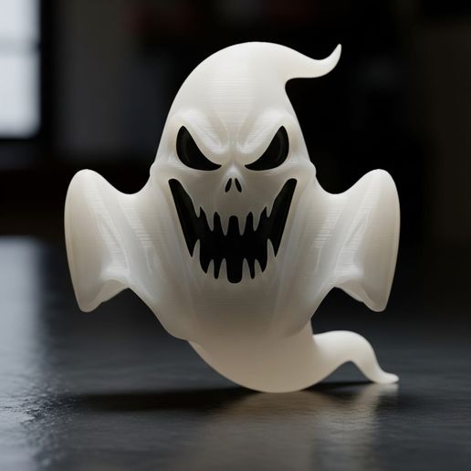 👻 Evil Laughed Ghost – Creepy 3D Printable Showpiece・Free STL File for ...