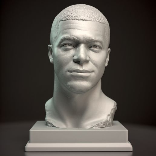 OBJ file Kylian Mbappé 3D Printable Model 👤 ・3D printing idea to ...