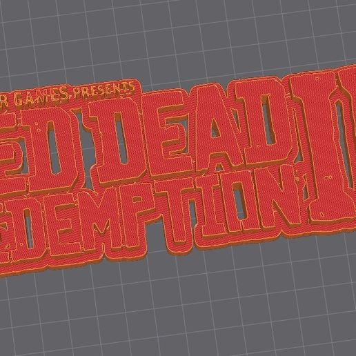 Archivo STL gratis Red Dead Redemption 2 Logo (FREE) 😵 ・Diseño de ...