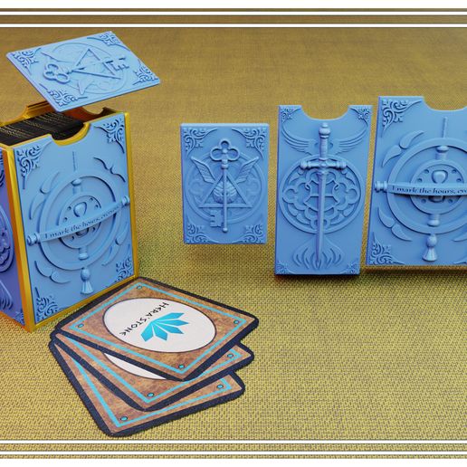 🃏 Wizard card holder・ 3D File for 3D printing・Cults