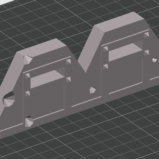 🦸 Concrete block defence line scatter terrain. MK2・Free STL File for 3D ...