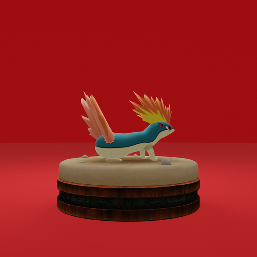 STL file POKEMON QUILAVA 🐉 ・3D print model to download・Cults