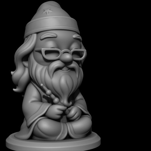 👾 Albus Dumbledore Chibi Figurine – 3D Print Model・ STL File for 3D printing・Cults