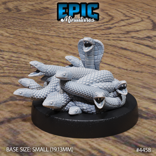 3D file Snake Swarm Set ‧ DnD Miniature ‧ Tabletop Miniatures ‧ Gaming ...