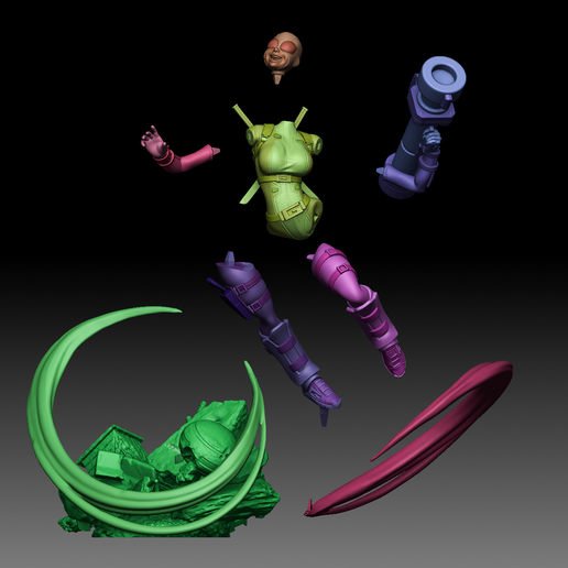 OBJ file Gwenpool Marvel Fanart Figure 👧 ・3D printer design to download ...