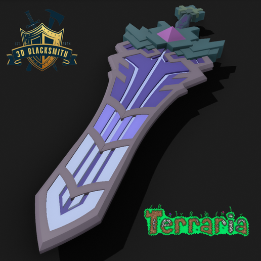 🗡️ Terraria Zenith Sword Prop ( 1/1 Scale )・ STL File for 3D printing・Cults