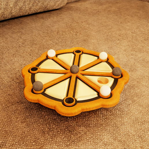 Archivo 3D Tabla Lusoria - Juego de mesa 🧩 ・Modelo imprimible en 3D ...