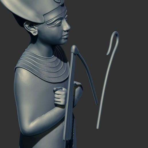 3D file Ushabti of Tutankhamun statue 3D Printable model 🤴 ・Model to ...