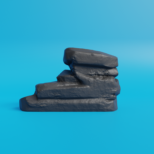 🪨 Rock (prop,tabletop)・ STL File for ・Cults