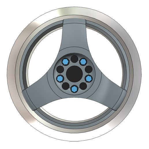 🛞 1/24 scale 18" Rays Try Force Zelda wheel・ STL File for 3D printing・Cults