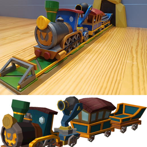 🚆 Spirit Train - Zelda Spirit Tracks・ STL File for 3D printing・Cults