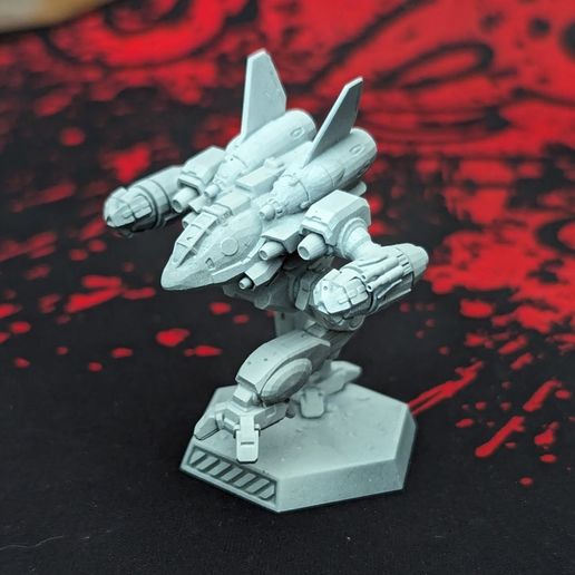 🐦 BattleTech Black Python (Viper) Prime / White Raven・Free STL File for ...