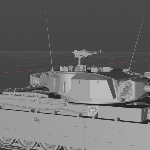 ️ Indian "Victory" tank 3D model material・ OBJ File for 3D printing・Cults