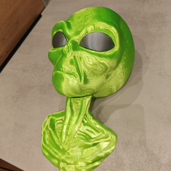 3D printer ALIEN WALL MOUNTED - NO SUPPORTS • made with ender 3 max・Cults