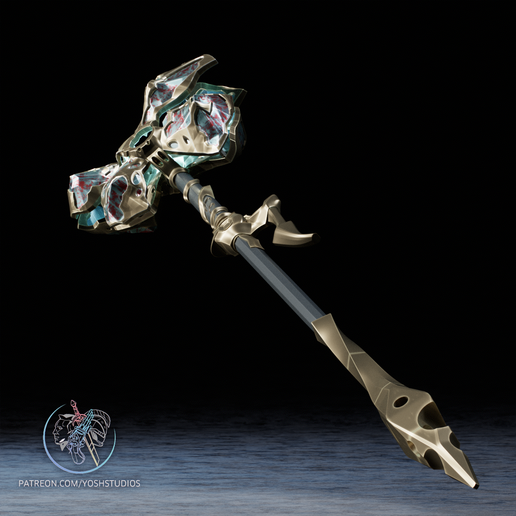 🔨 Jayce Corrupted Hammer 3D Printer STL File・ 3MF File for 3D printing ...