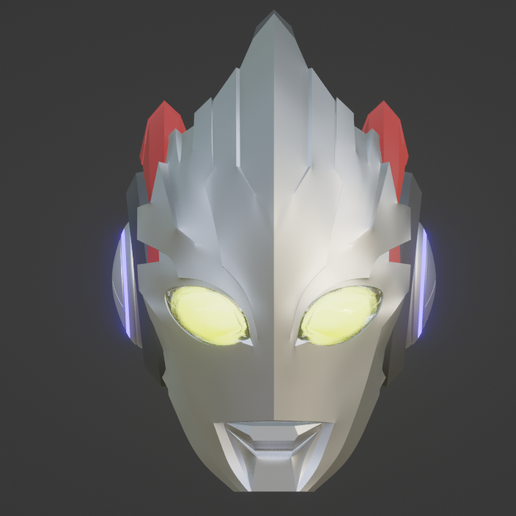 STL file Ultraman X basic form 3D fully wearable cosplay helmet 3D ...