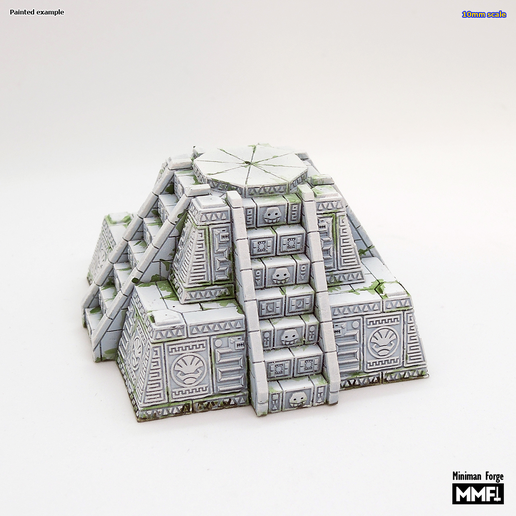 🤏 Reptilians - Small Ziggurat - 10mm・ 3D File for 3D printing・Cults