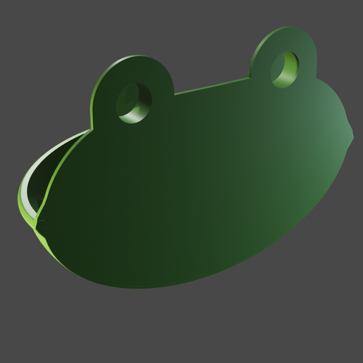 🐸 Frog Ledge Dish Cute・ 3D File for 3D printing・Cults