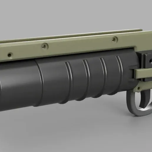 🔫 Airsoft underbarrel grenade launcher・ STL File for 3D printing・Cults
