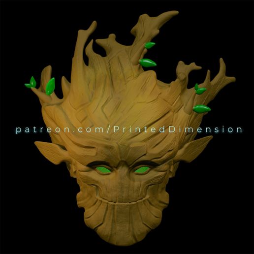 3D file Groot Helmet Marvel Rivals 🪖 ・Template to download and 3D print ...