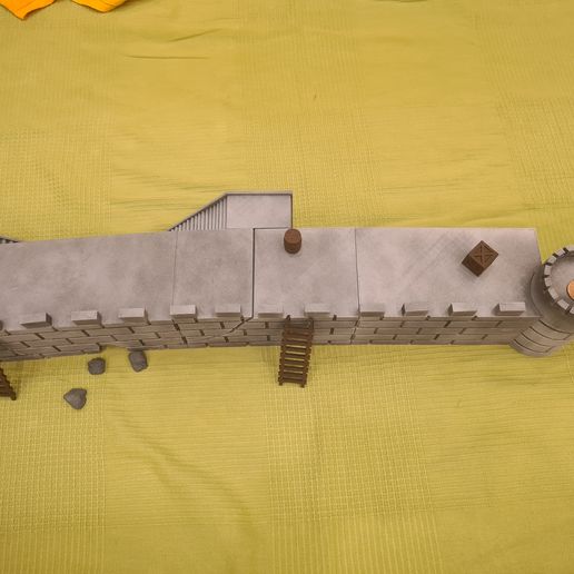 STL file Helm's Deep wall 28 mm scenary 🏰 ・3D printable design to ...