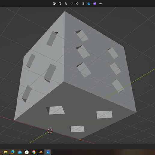 Free STL file Diamond pattern square dice 💎 ・3D printing template to ...