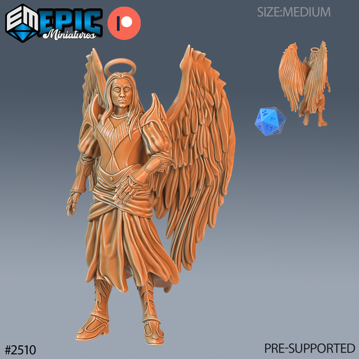 Fichier 3D Angel Male ‧ DnD Miniature ‧ Tabletop Miniatures ‧ Gaming ...