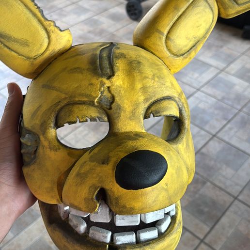 🐇 Spring Bonnie / Yellow Rabbit Mask Movie Version (FNAF / FIVE NIGHTS ...
