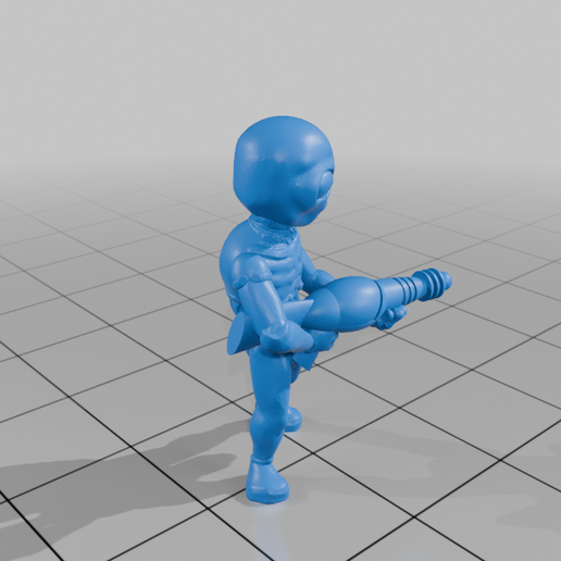 👽 Graylien Gray Alien Abductor War Party・Free 3D File for ・Cults