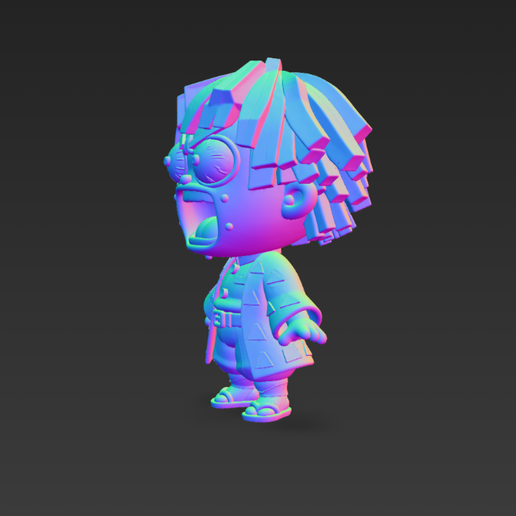 🎬 Zenitsu Funny Face Demon Slayer・ STL File for 3D printing・Cults