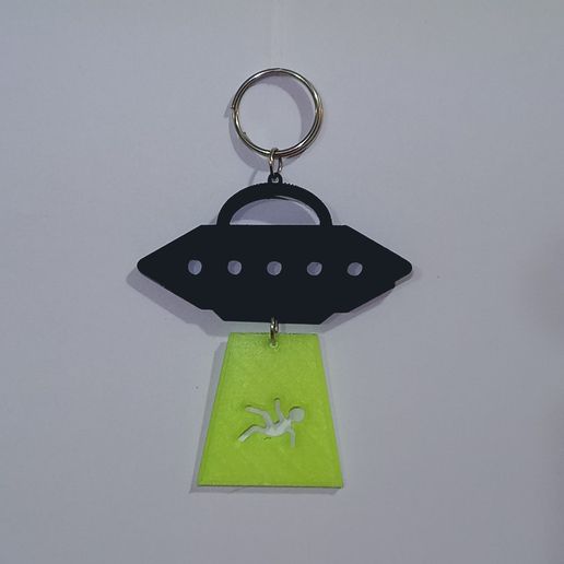 🛸 UFO keychain・Free STL File for 3D printing・Cults