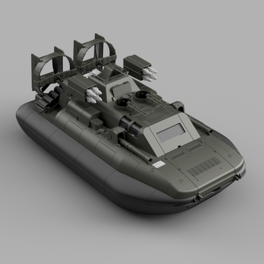 🐳 G.I. Joe W.H.A.L.E. Hovercraft・ STL File for ・Cults