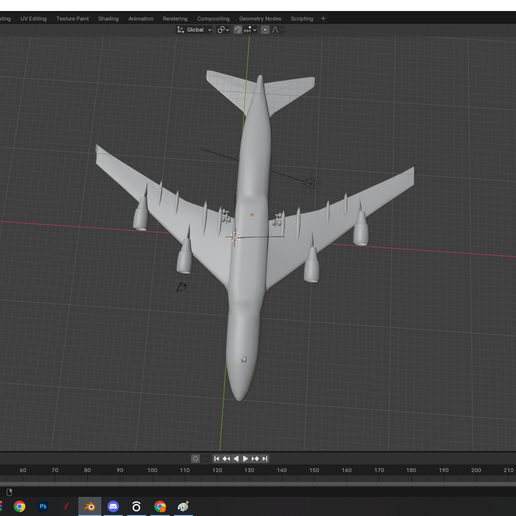 ️ avión boeing 747・Archivo STL para Impresión 3D・Cults