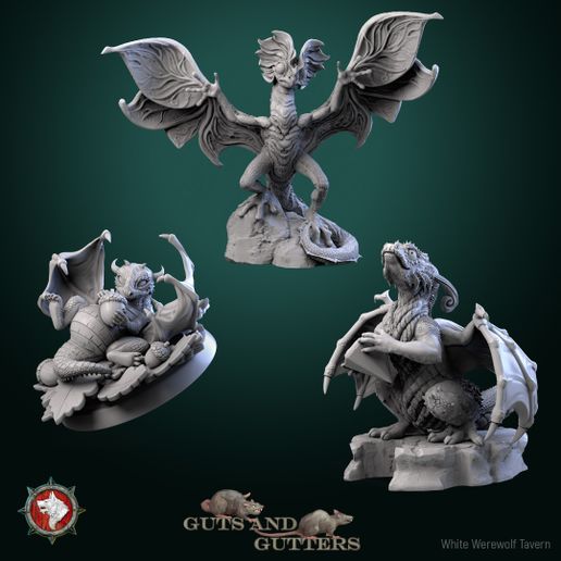 🐉 'Guts and gutters' September 2023 Release 34 STL's miniatures pre ...
