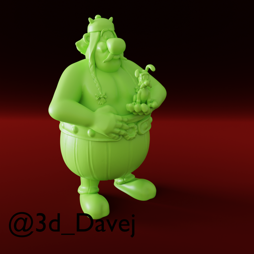 Free STL file obelix 🐕 ・3D printer model to download・Cults