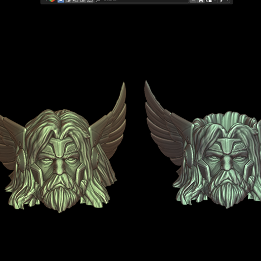 🪴 The Default Thor, marvel rivals pot planter, head sculpt, Thor Head ...