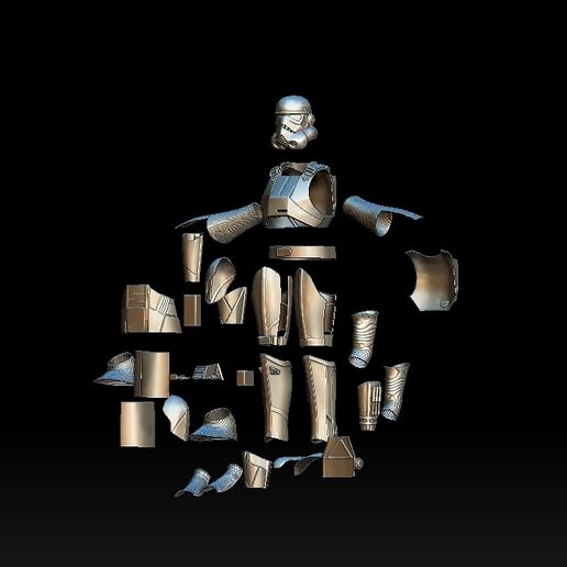 ⭐ Storm Trooper Death Trooper Full Body for 3D Printing・ 3D File for 3D ...