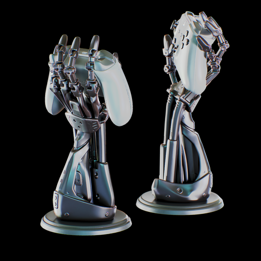 💪 T800 - Terminator Arm - Soporte para mandos - Joystick Holder・Archivo ...