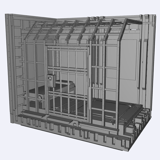 ⚖️ Industrial Gothic Cell Room Collection・ 3D File for 3D printing・Cults