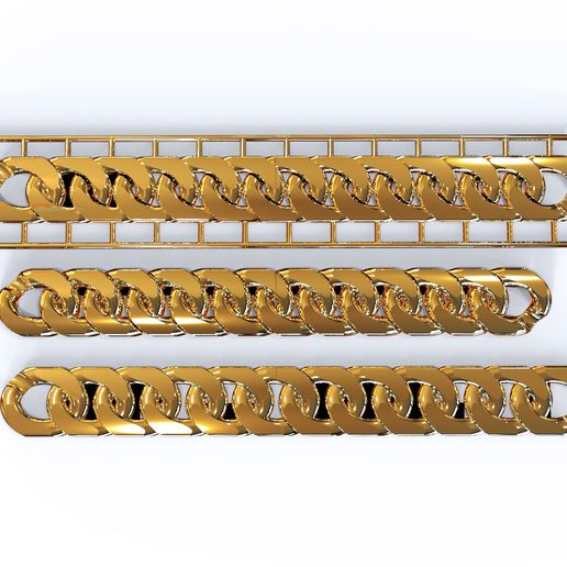 🔗 Cuban chain Link V3・ STL File for 3D printing・Cults