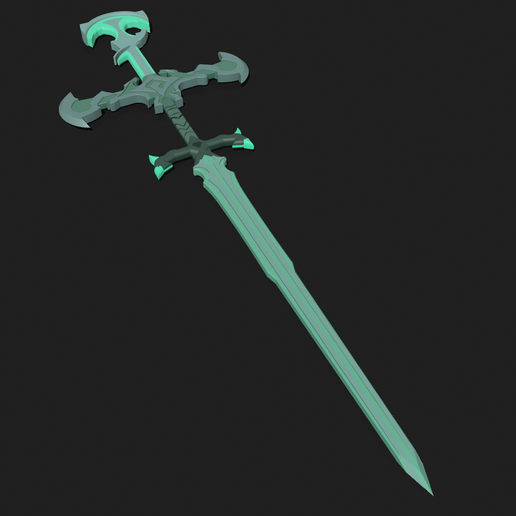 🤴 League Of Legends Blade of The Ruined King Sword Prop ( 1/1 Scale ...