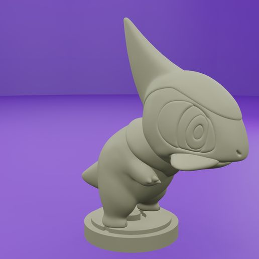 🐉 Pokemon No. 610-612 Axew, Fraxure, Haxorus・ STL File for 3D printing ...