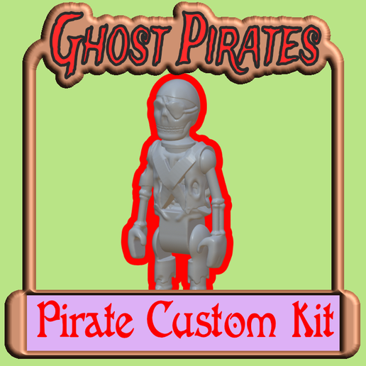 Arquivo grátis 3D Ghost Pirate Custom Figure Kit 👻 ・design para ...