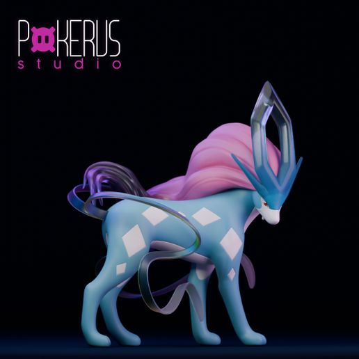 🐉 Suicune 1/20 Scale・ 3D File for 3D printing・Cults