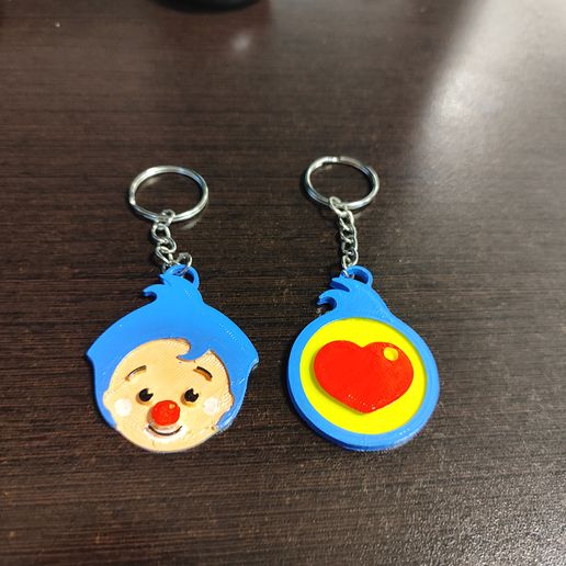 🤡 Plim Plim Clown Key Ring・3D Print with the Creality Ender 3 V3 SE 3D ...