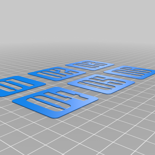 🪖 Military numbers stencils for airbrush・Free STL File for ・Cults